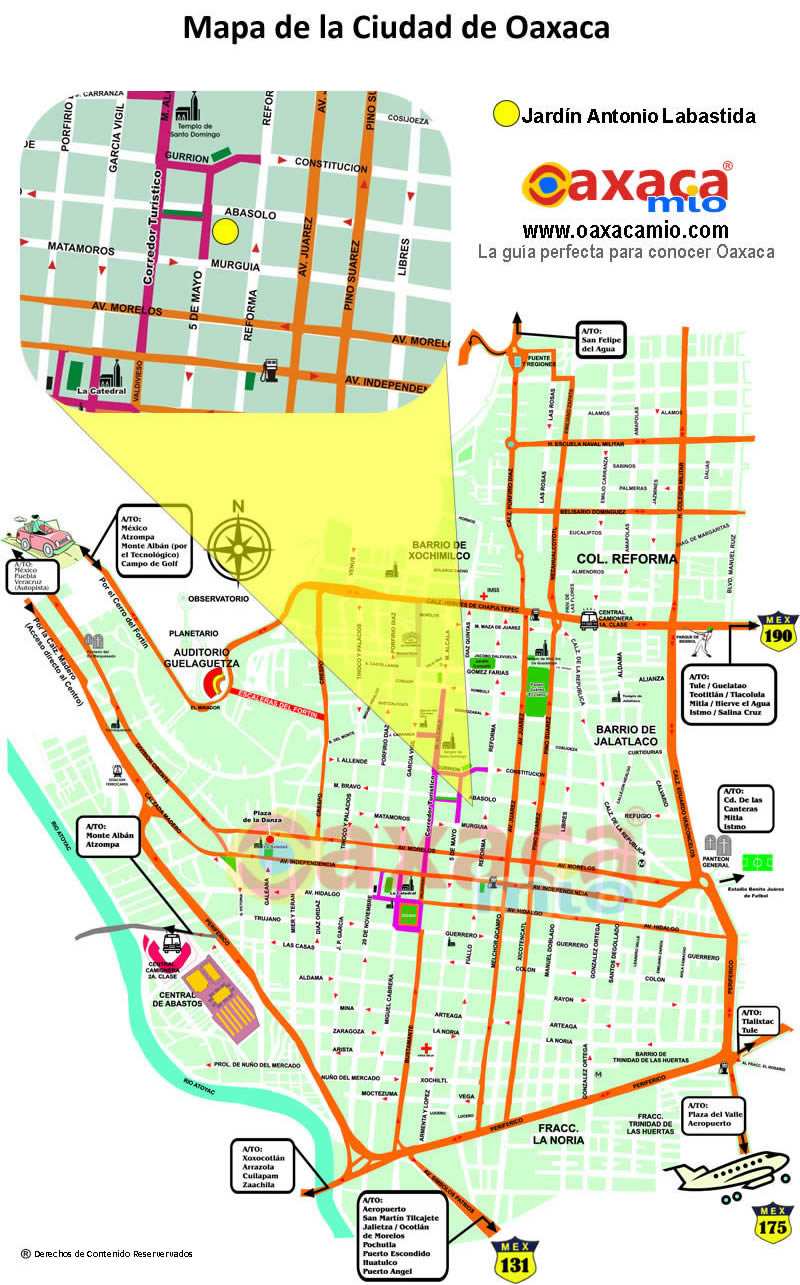 Jardín Antonia Labastida de la Ciudad de Oaxaca - Oaxaca Mio